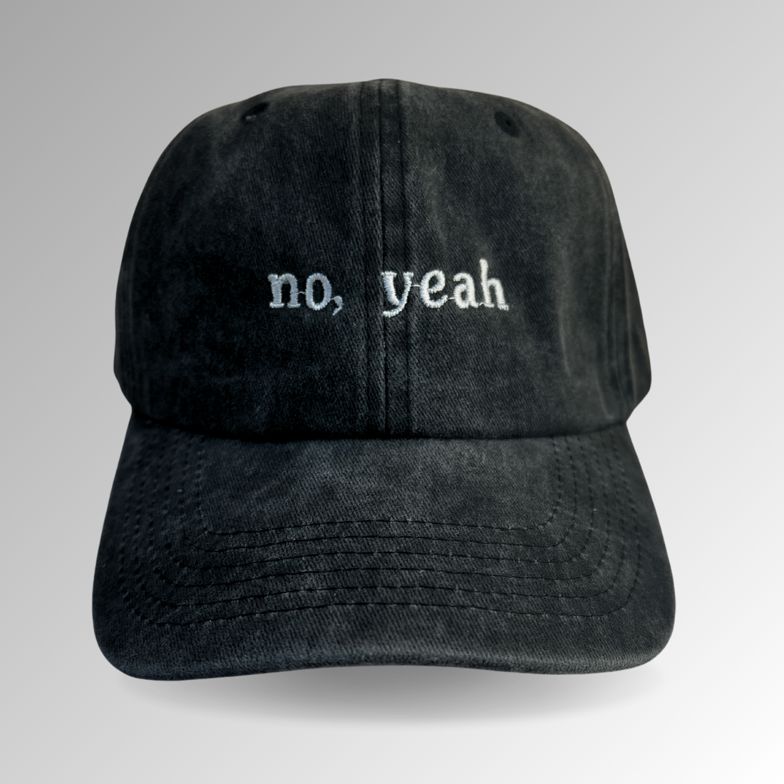 No Yeah Hat / Funny Embroidered Hats / Dad Hat – Cactus & Cedar